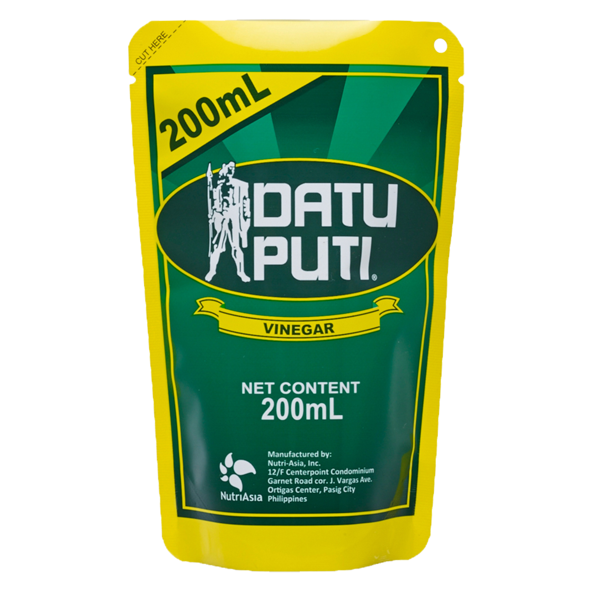Datu Puti White Vinegar 200ml x 5 Pack | Triple J Inc.