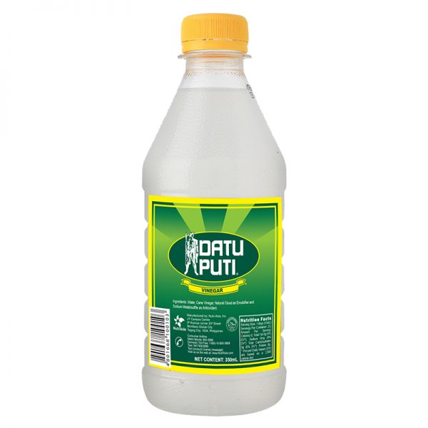 Datu Puti White Vinegar 350ml x 24 | Triple J Inc.